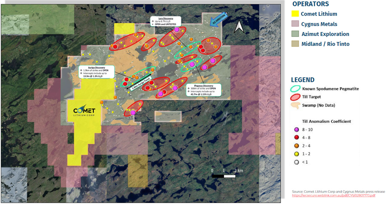 Comet Expands Portfolio with Acquisition of Three Prospective Lithium ...